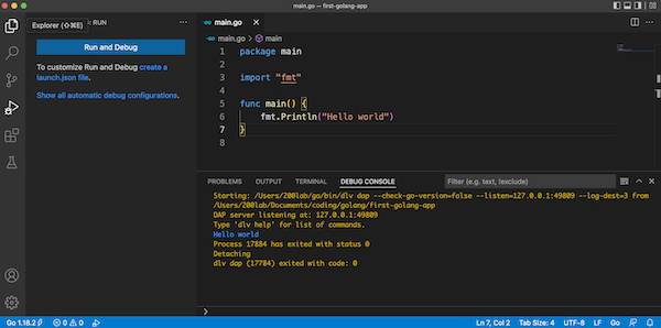 Hướng dẫn setup môi trường lập trình Golang với Visual Studio Code | 200Lab Blog