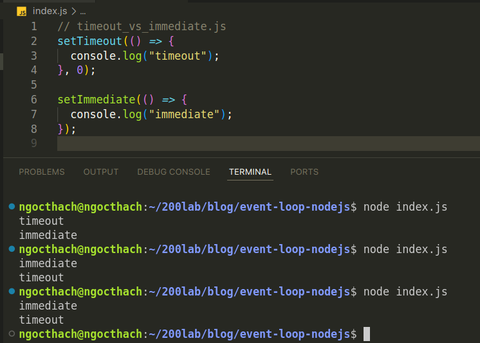 Hiểu sâu về Event Loop trong Nodejs Runtime | 200Lab Blog