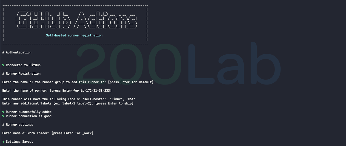 Hướng dẫn Cài đặt Self-hosted Runners cho Github Actions | 200Lab Blog