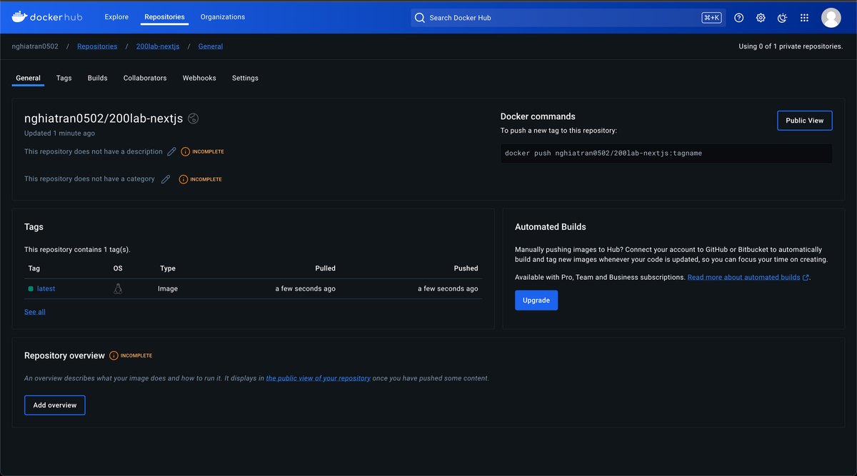 Hướng dẫn triển khai CI/CD cho ứng dụng NextJS sử dụng Github Actions | 200Lab Blog