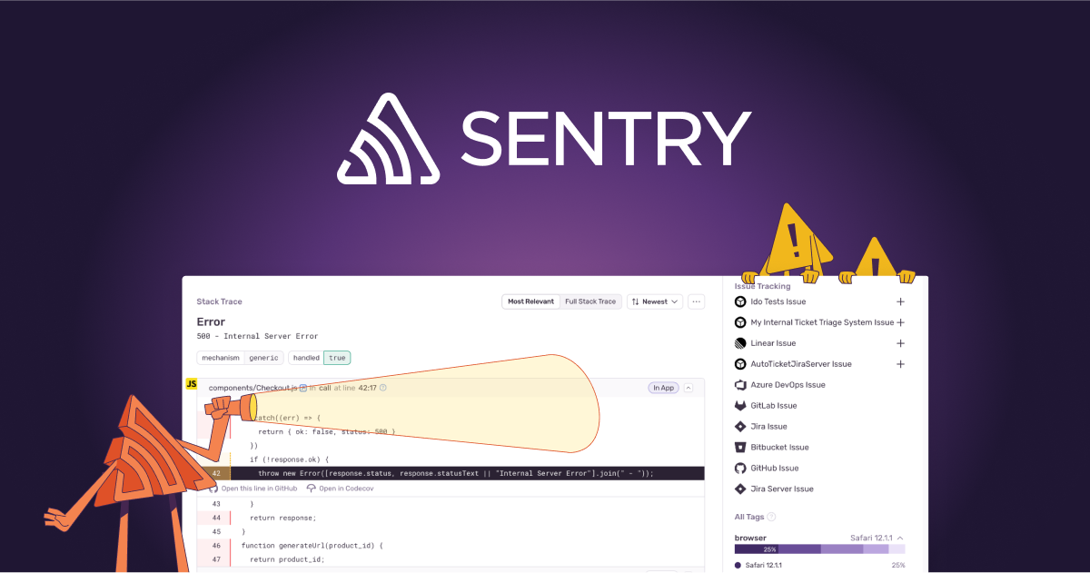 Tìm hiểu Sentry: Công cụ Theo dõi Lỗi và Hiệu suất tự động | 200Lab Blog