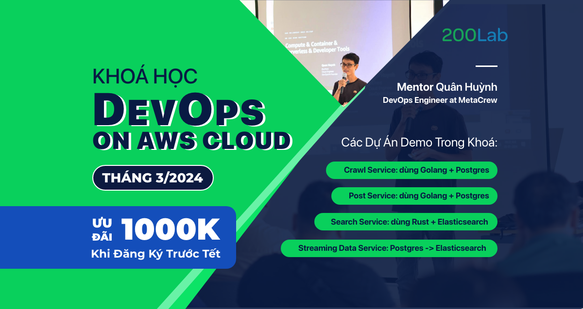 Khóa Học Devops On Aws Cloud Do02 Live Recorded 2024 200lab